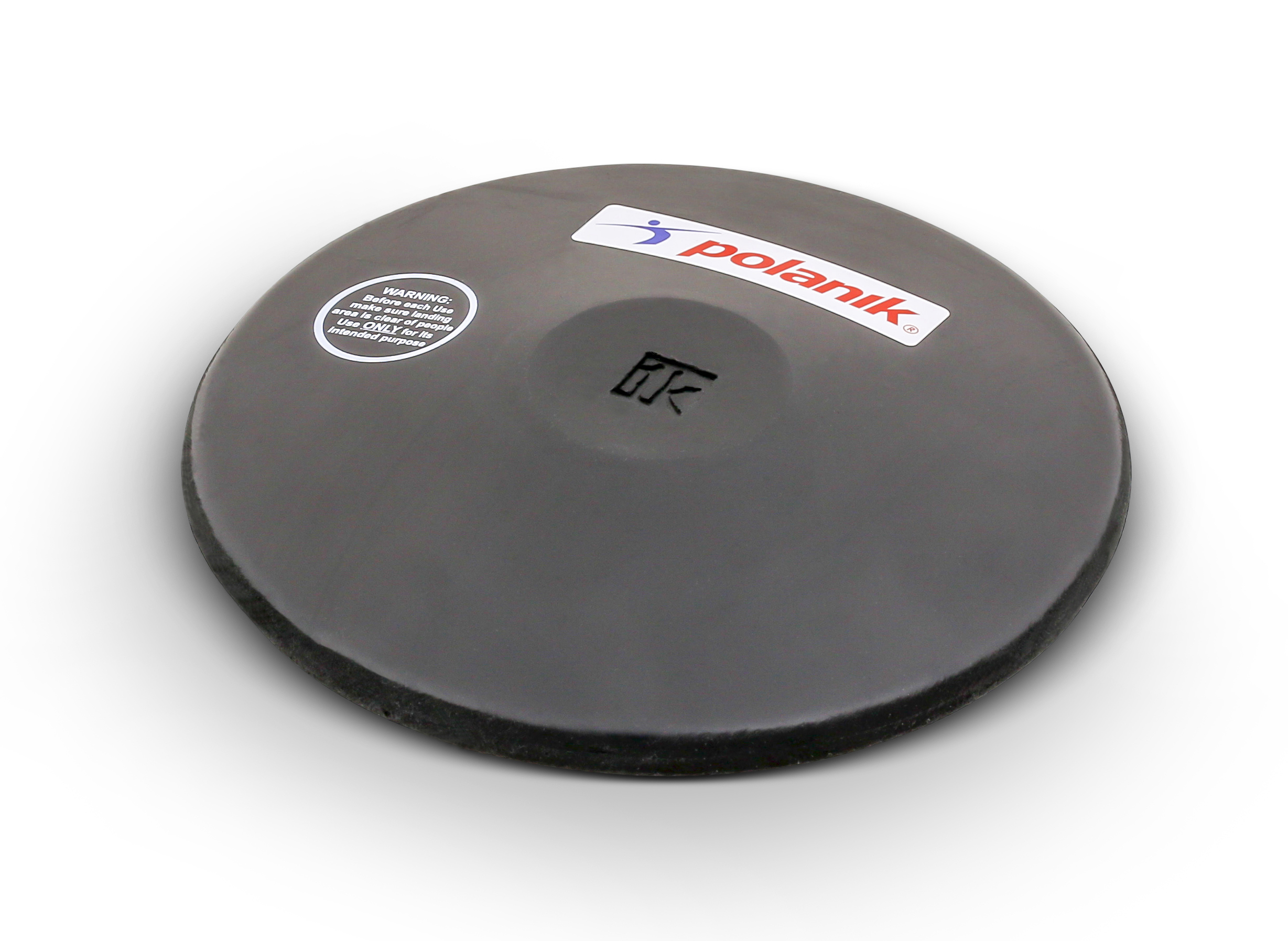 Rubber Training Discus by Polanik - Black | Full Athletics