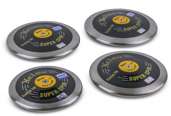 Nelco Wettkampfdiskus Super Spin Black - bis 2,00 kg | Full Athletics Nelco Wettkampfdiskus Super Spin Black - bis 2,00 kg | Full Athletics
