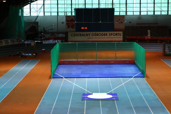 Indoor Shot Put Safety Barrier by Polanik | Full Athletics